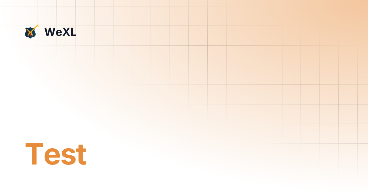 Test | WeXL