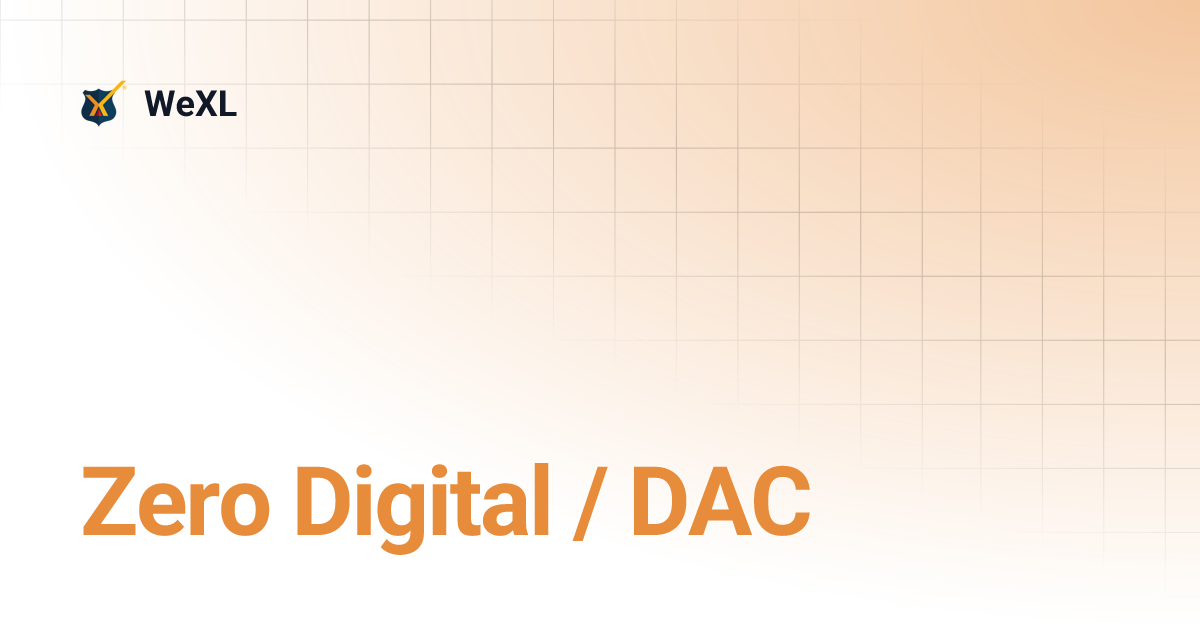 Zero Digital / DAC | WeXL