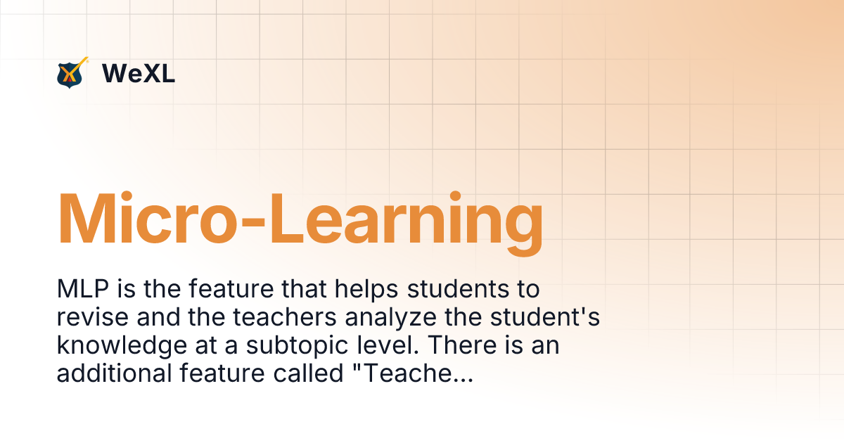 Micro-Learning | WeXL