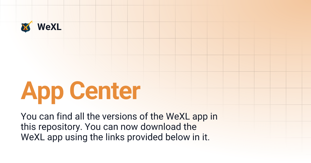 App Center | WeXL